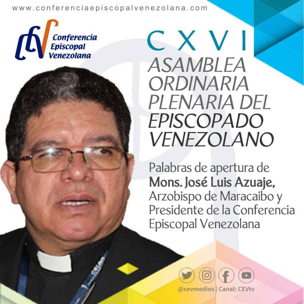 Mons. José Luis Azuaje en la CXVI Asamblea CEV: la realidad venezolana ...