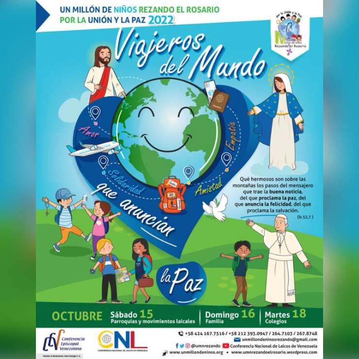 CNL presenta afiche oficial de la "Un Millón de Niños Rezando el ...