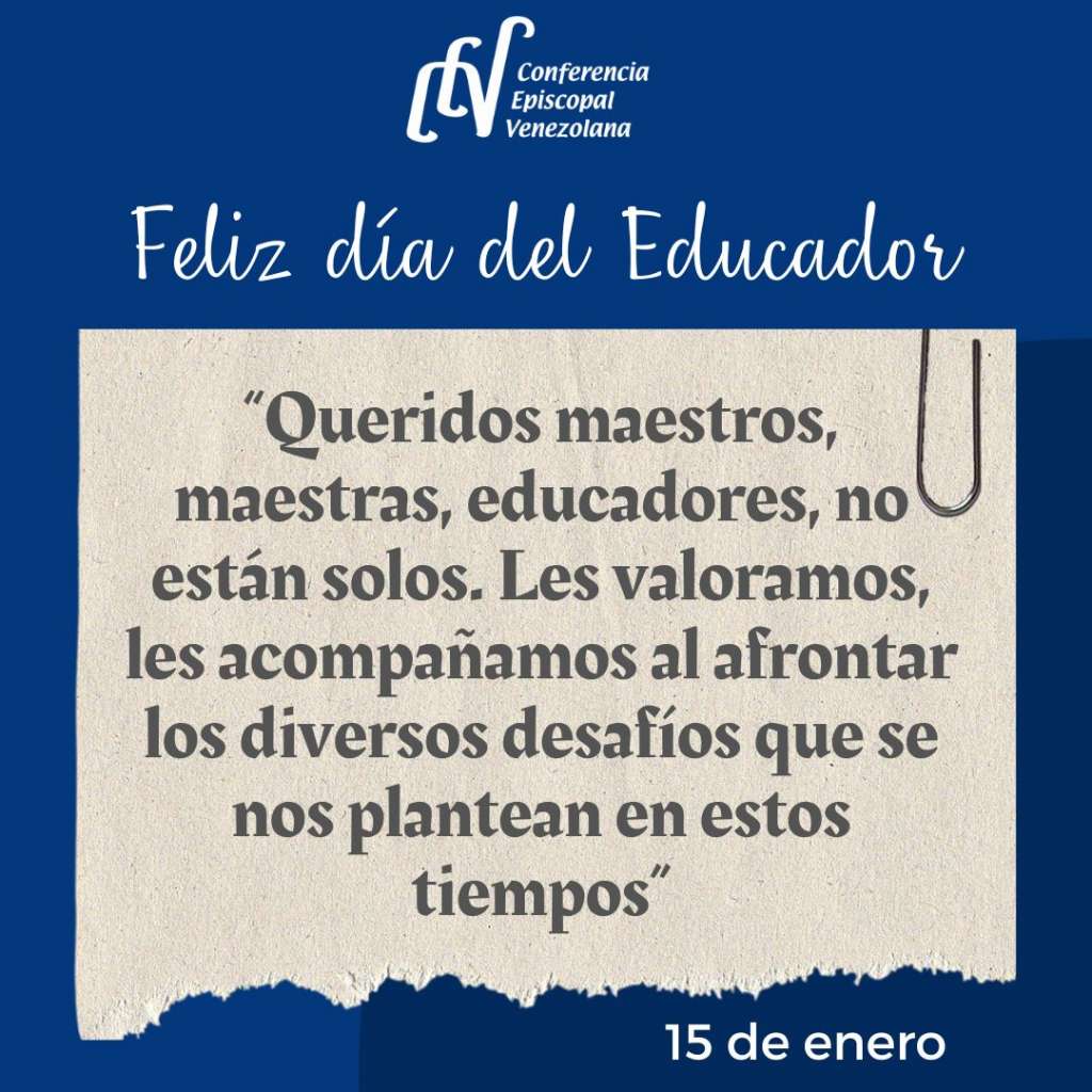 MENSAJE CON MOTIVO DEL DÍA DEL EDUCADOR 2025